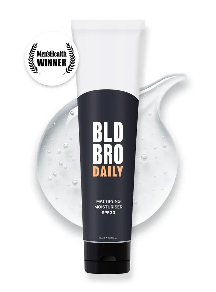 BLD BRO Daily 30 | SPF 30 Matte Moisturiser for Bald Men